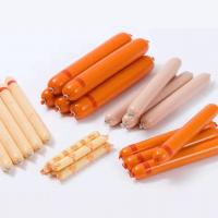 China Customized Logo PVDC Base Plastic Sausage Casing Film High Transparency for sale