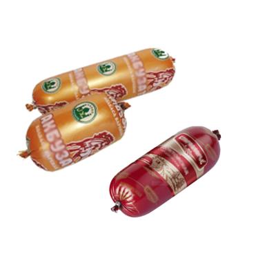 China Custom Size PVDC Plastic Sausage Casing Film For Food Packaging Process Wound Roll Packed Industrial Food for sale