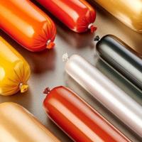 China 30-350mm Flat Width PVDC Plastic Sausage Casing Film Heat Resistant Up To 90C For Sausage Packaging for sale