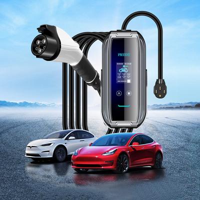 China 32A AC Portable EV Charger Type 1 2 Electric Vehicle Car Charger Station for Charging for sale