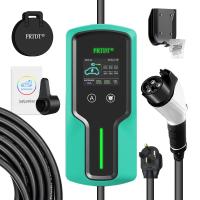 China PRTDT Portable EV Charger for AL-GHAZI Cars 7KW 32A Type2 CEE Plug J1772 GB/T Cord 5M Cable for sale