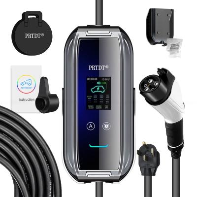 China PRTDT Type 2 to SCHUKO EV Charger 10A/13A/16A 3.6KW Mode 2 Charging Cable for Electric Vehicle for sale