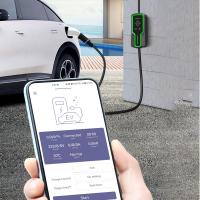 China Portable EV Charger LCD Display Screen Input Voltage 400v MAX Output Power 3.5kW 11.5kW for sale
