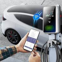 China RUIVANDA  11kw Ac Ev Charger Wall Mounted 4.3 Screen Electric Charger Car Station EV Charge For Electric Car for sale