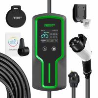 China LCD User Interface AL-GHAZI 32a 7kw 11kw Wallbox Electric Charging Station EV Car Charger for sale