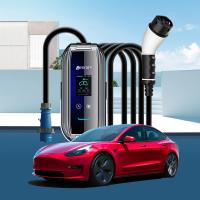 China Adjustable Current and IP 65 Water Repellency Type 1 Portable Car Charger PRTDT AC 10A-32A for sale
