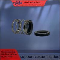 China 960-14mm-65mm  Submersible Pump Seal Pipeline Bellow Cartridge Mechanical Seal SIC/FKM FE for sale