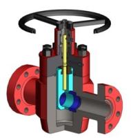 China Full Diameter Hydraulic Operated Gate Valve 2000 to 20000psi OEM ODM for sale