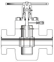China Full Bore Flat Gate Valve Small Installation Space Full Diameter Gate Valves OEM for sale
