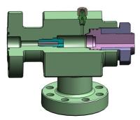China OEM Cylindrical Type Throttle Control Valve Choke Oil And Gas for sale
