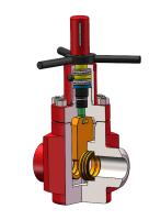 China PR1 PR2 Flanged Mud Gate Valve Suitable For Drilling Fluid Manifold for sale