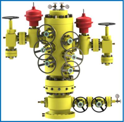 China API 6A Stainless Steel Wellhead Christmas Tree In Petroleum for sale