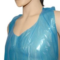 China Eco Friendly Disposable Plastic Gowns For Home Care / Hospital / Beauty Salon for sale