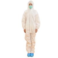 China Disposable Non Woven Coverall For Medical Staff / Industrial Workers / Painters for sale