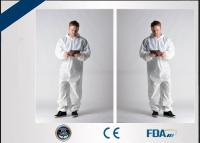 China Anti Static Disposable Protective Coverall For Hospital Isolation Ward for sale