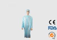 China Spunbond Polypropylene Disposable Lab Jackets For Medical Students / Visitors for sale