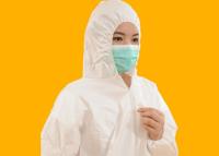 China Fire Retardant Non Woven Coverall Eco Friendly For Painters / Decoration Workers for sale