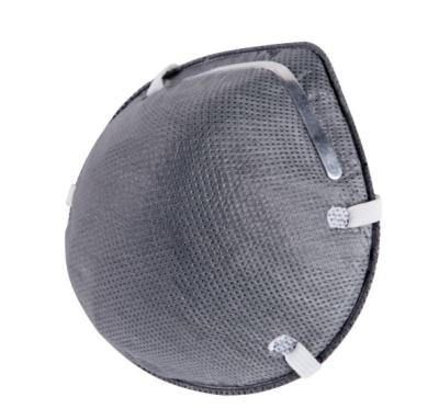 China Grey Color FFP2 Cup Mask Head Wearing Size 132 * 115 * 47mm Latex Free for sale
