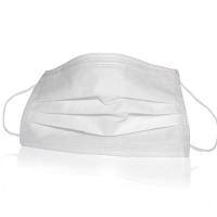 China 3 - Layer Disposable Face Mask High Elastic Ear Hanging Absorbs Hot Air for sale
