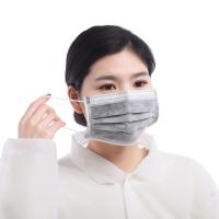 China Liquid Proof Disposable Carbon Filter Face Mask Non Stimulating Feeling for sale