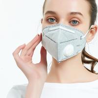 China 4 layers Disposable Earloop Face Mask Grey Color Non Woven Fabric Material for sale