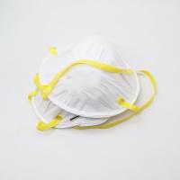China Anti - Smoke Disposable Breathing Mask , Non Woven Face Mask Cup Shape for sale