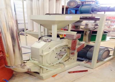 China Compact Structure PVC Pulverizer Machine Dust Free Steel Blade Air - Cooled for sale