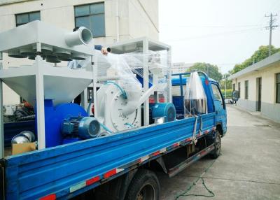 China Cowhide Cutter Grinding Machine , Dust Free PE Pulverizer Compact Structure for sale