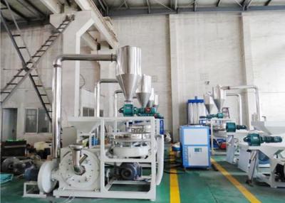 China 37kw PE Plastic Granules Machine , Double Shaft Waste Plastic Recycling Machine for sale