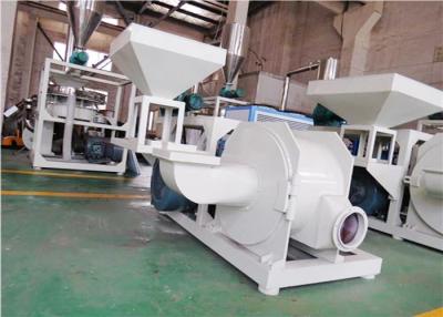 China 45kw Dust Free Plastic Grinding Mill High Speed Rotating 100 Mesh Wind Conveying for sale