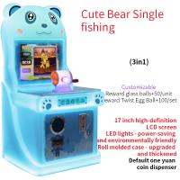 China Arcade Games Video Simulator Token Coin Push Operated Single player Fishing Game for sale