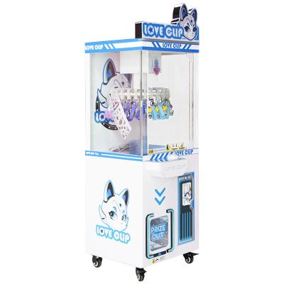 China Big Warrior Coin-Operated Crane Machines Blue Game Starry Love Clip Machine for sale