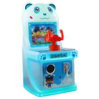 China Arcade Cabinet Bear Coin Mall Robot Children Single Player Gunfight King Game for sale