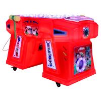 China Red Two Person Coin Arcade Machine Physical Ground Mouse Game Machine for sale