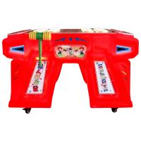 China Red Two Person Coin Arcade Machine Physical Ground Mouse Game Machine for sale