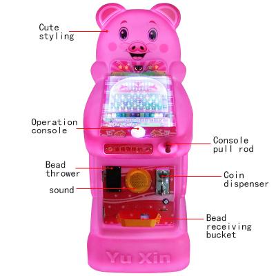 China 19mm Playful Pig Pinball Machine Fun-Filled Entertainment Colorful Skill Testing Game For Kids for sale