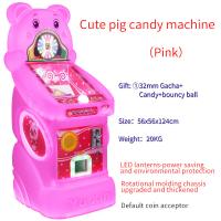 China Playful Pig Colorful Candy Dispenser Coin-Operated Game Machine Characters Endless Fun Ideal Gift For Kids for sale