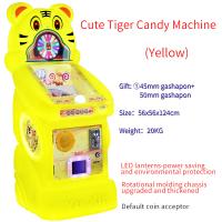 China Sweet Candy Claw Machine Grabber Enchanting Tiger Colorful Candy Dispenser for sale