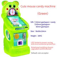 China Sweet Machine Grabber Candy Arcade Machine Game Cute Mouse Colorful Candy Dispenser for sale