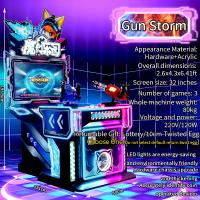 China Double Player Children'S Game Machine Gun Fire Storm Parent-Child Game Mall Arcade for sale