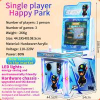 China Single Player Happy Amusement Park Game Arcade Game Machine Video Game Coin Logistics Tracking for sale