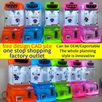 China Factory Wholesale Mini Claw Cranes For Coin-Operated Children's Toys Game Machine for sale