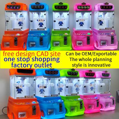 China Factory Wholesale Mini Claw Cranes For Coin-Operated Children's Toys Game Machine for sale