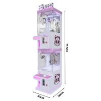 China High-quality Mini Arcade Coin-operated Crane Double-decker Game Equipment for sale