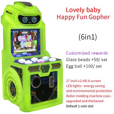 China Coin-operated Pet Hamster Patting Game Console Indoor Children's Arcade Machine for sale