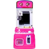 China Pink New Mini Fire Truck Toy Automatic Vending Machine Coin-operated Fun Doll Machine for sale