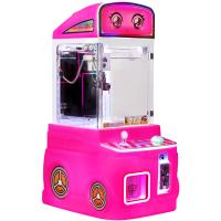 China Pink New Mini Fire Truck Toy Automatic Vending Machine Coin-operated Fun Doll Machine for sale