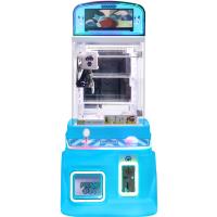 China Display Screen-equipped Blue Automatic Vending Machine Children's Arcade Game Mini Claw Machine for sale