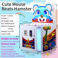 China Children's Mini Arcade Game Console Plastic Material Groundhog Game Machine for sale