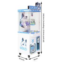 China Mini Candy Gift Clip Machine Indoor Game Coin-operated Children's Arcade Machine for sale